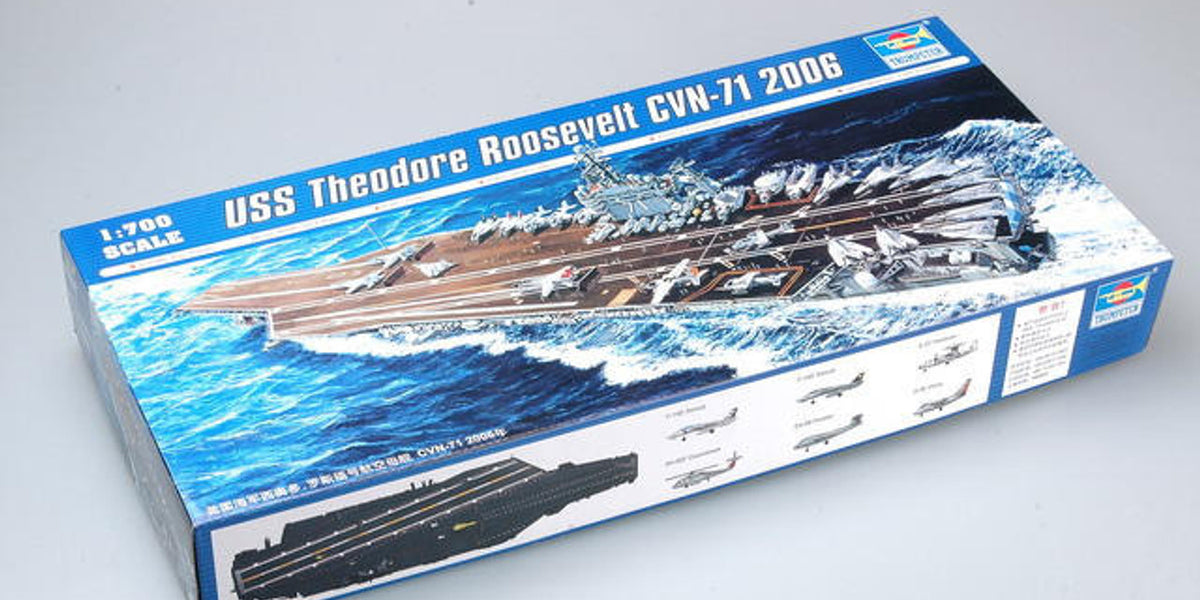 Trumpeter Scale Models 5754 1/700 USS Theodore Roosevelt CVN71 Aircraf ...