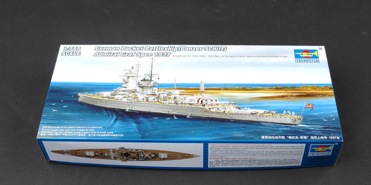 Trumpeter Scale Models 5773 1/700 German Admiral Graf Spee Pocket Batt ...