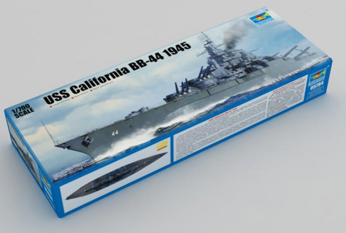 Trumpeter Scale Models 5784 1/700 USS California BB44 Battleship 1945 ...