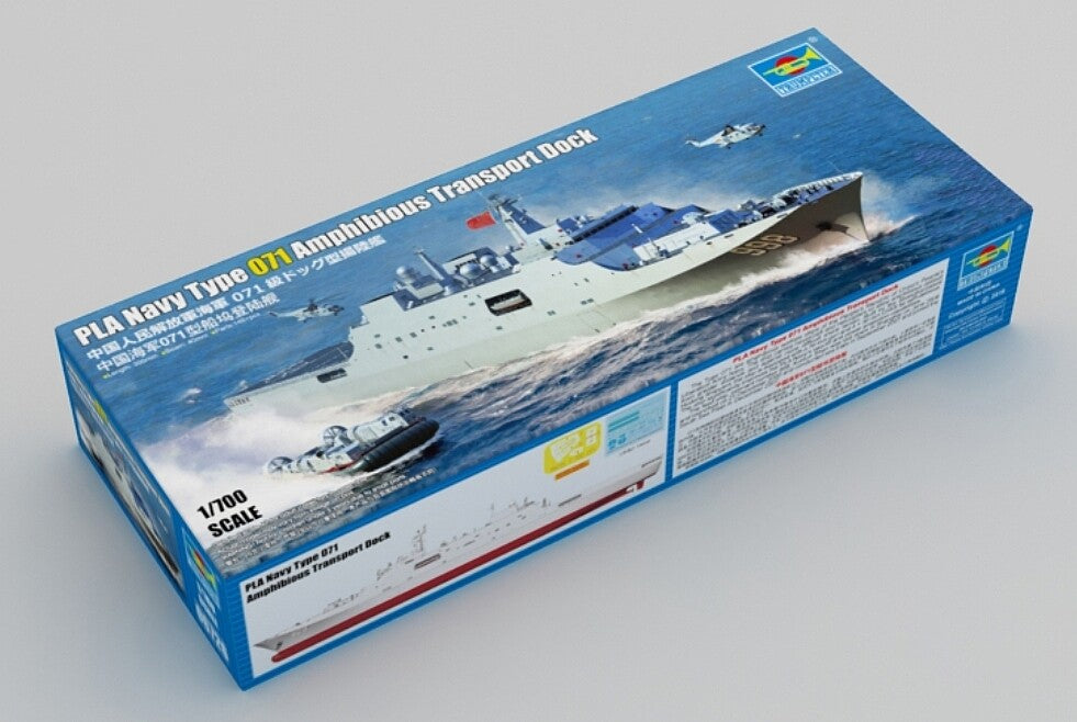 Trumpeter Scale Models 6726 1/700 PLA Chinese Type 071 Amphibious Tran ...