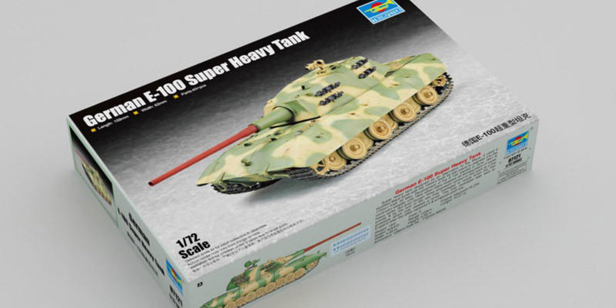 Trumpeter Scale Models 7121 1/72 German E-100 Super Heavy Tank Model K ...