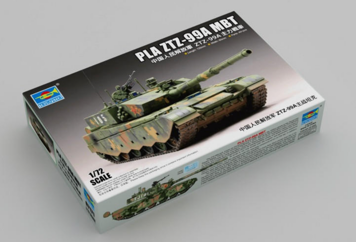 Trumpeter Scale Models 7171 1/72 PLA Chinese ZTZ99A MBT Model Kit ...