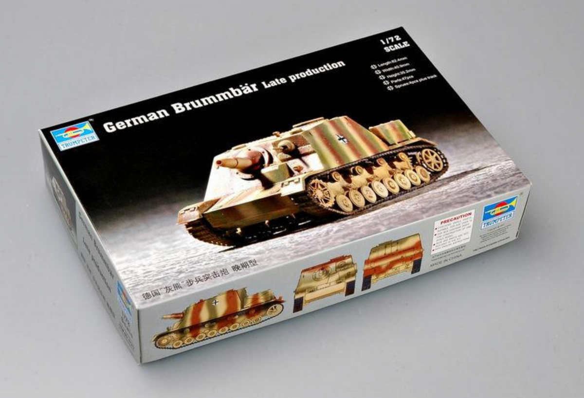 Trumpeter Scale Models 7212 1/72 BRUMMBAR Late Production Model Kit ...