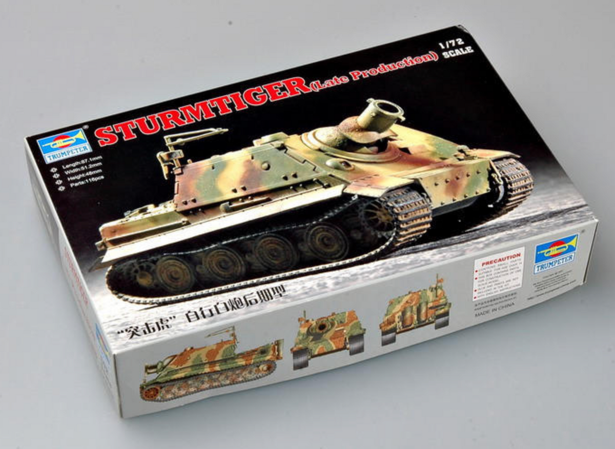 Trumpeter Scale Models 7247 1/72 Sturmtiger Assault Mortar Model Kit ...