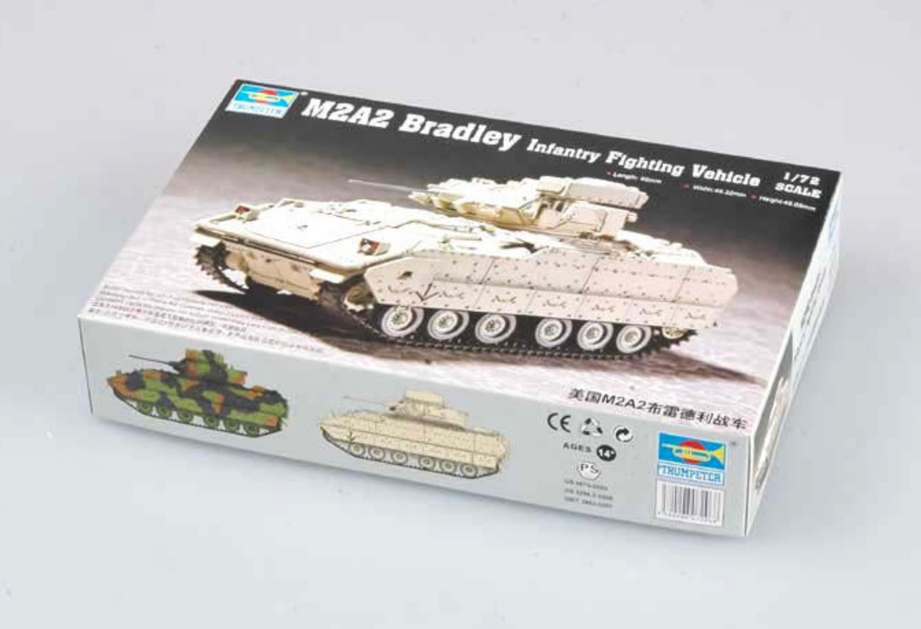 Trumpeter Scale Models 7296 1/72 M2A2 BRADLEY Fighting Vehicle Model K ...