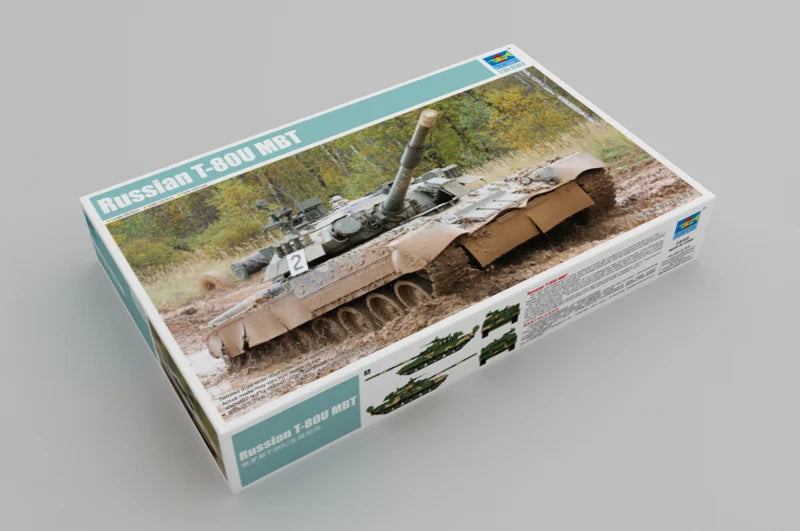 Trumpeter Scale Models 9525 1/35 Russian T-80U MBT Model Tank Kit ...