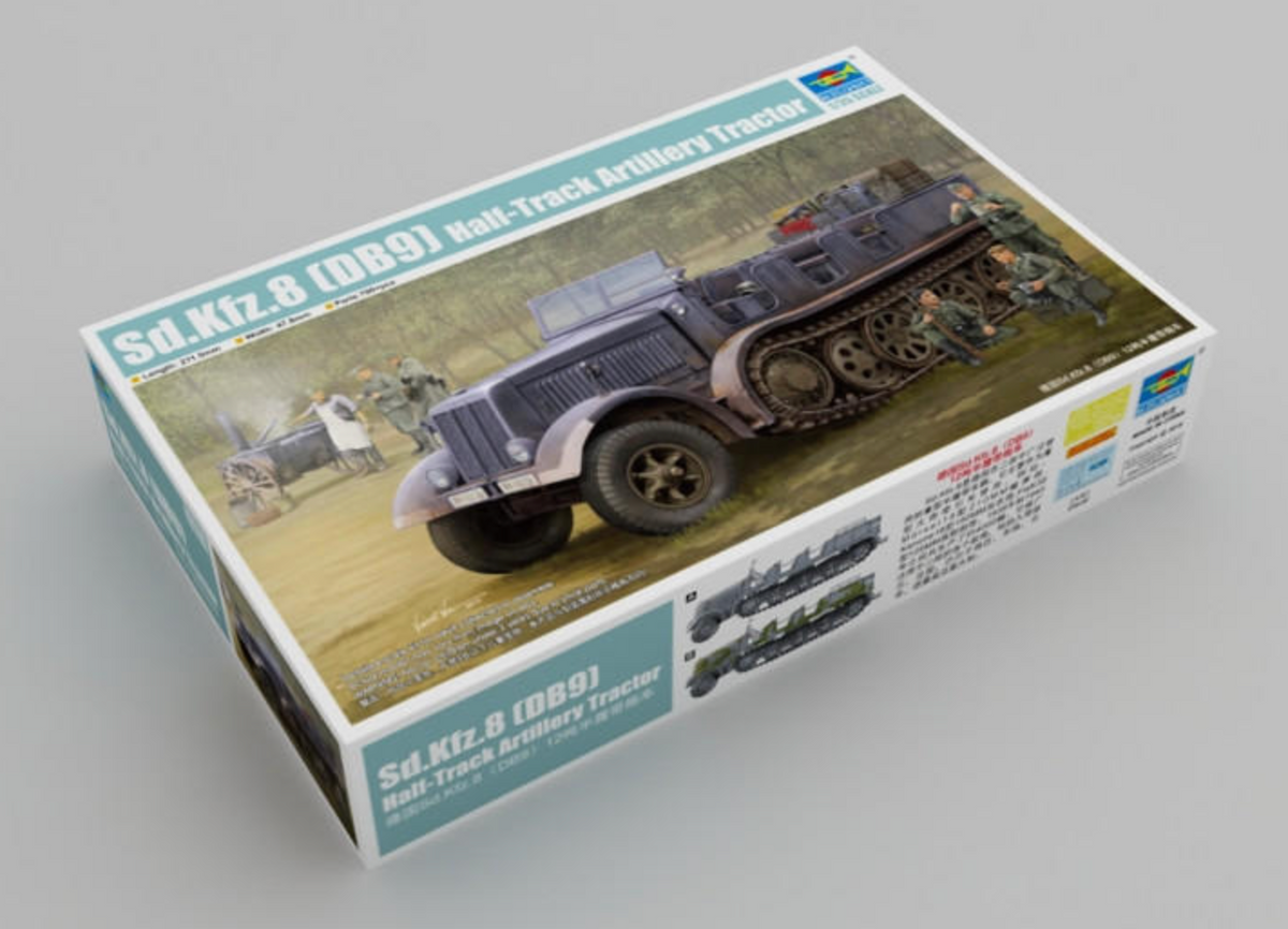 Trumpeter Scale Models 9538 1/35 Sd.Kfz.8 Half Track Model Kit — White ...