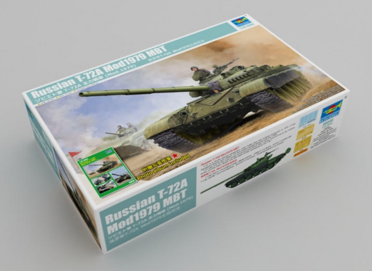 Trumpeter Scale Models 9546 1/35 Russian T-72A MOD1979 MBT Model Kit ...