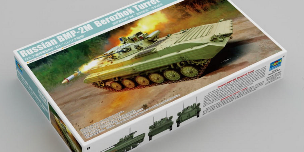 Trumpeter Scale Models 9558 1/35 Russian BMP2M AFV with Berezhok Turre ...