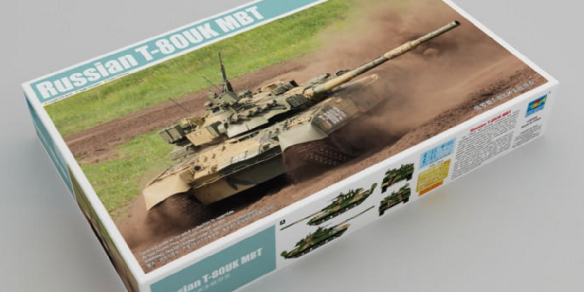 Trumpeter Scale Models 9578 1/35 Russian T-80UK Main Battle Tank Model ...