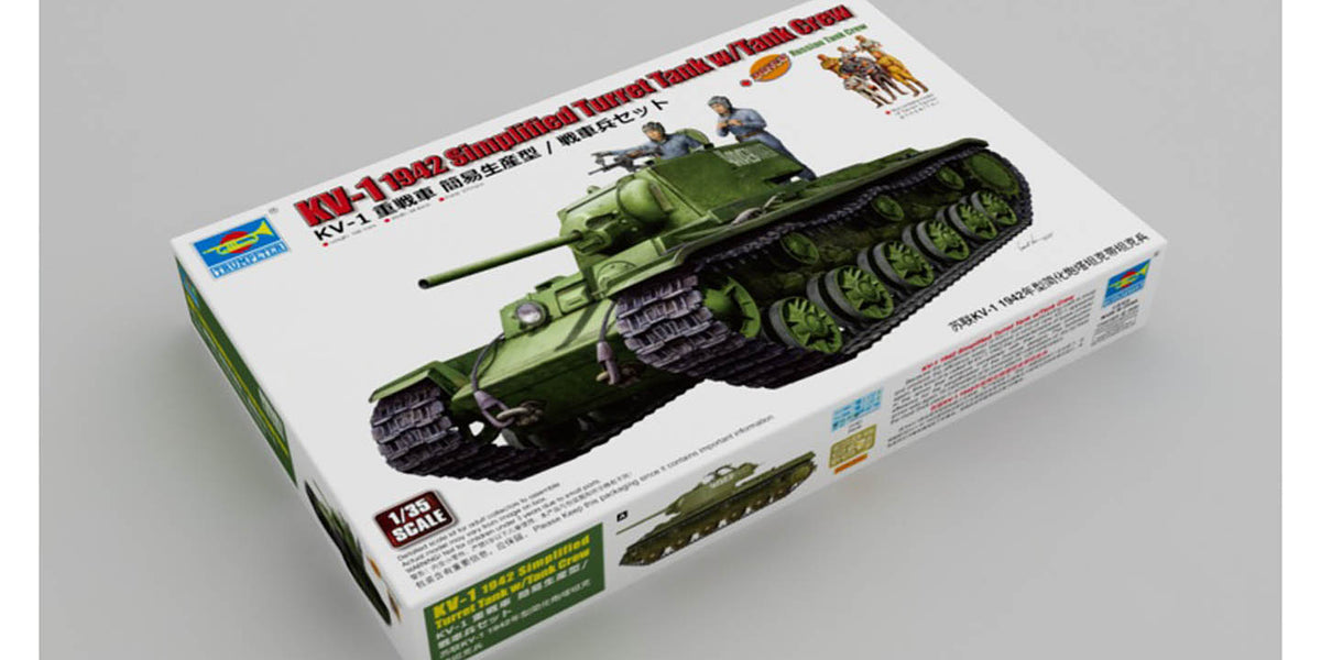 Trumpeter Scale Models 9597 1/35 KV-1 1942 Simplified Turret with crew ...