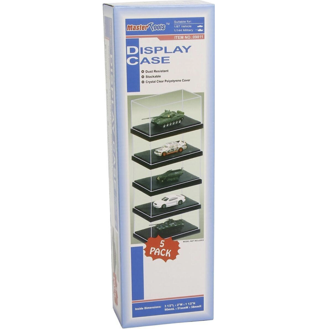 Trumpeter Scale Models 9811 Display Case with Black Base (90x51x38mm ...