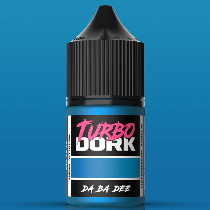 Turbo Dork 25250 Da Ba Dee Metallic Acrylic Paint 22ml Bottle — White ...