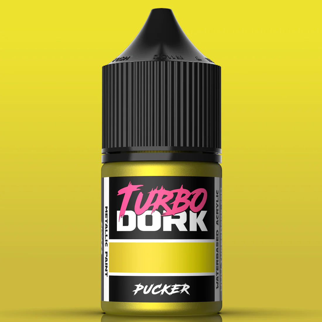 Turbo Dork 25601 Pucker Metallic Acrylic Paint 22ml Bottle — White Rose ...
