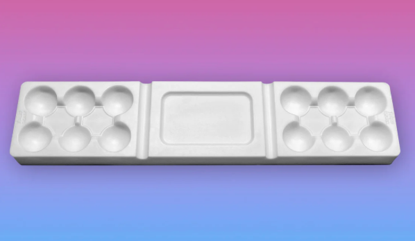 Turbo Dork 55021 Large White Silicone Paint Palette 12 Wells — White ...