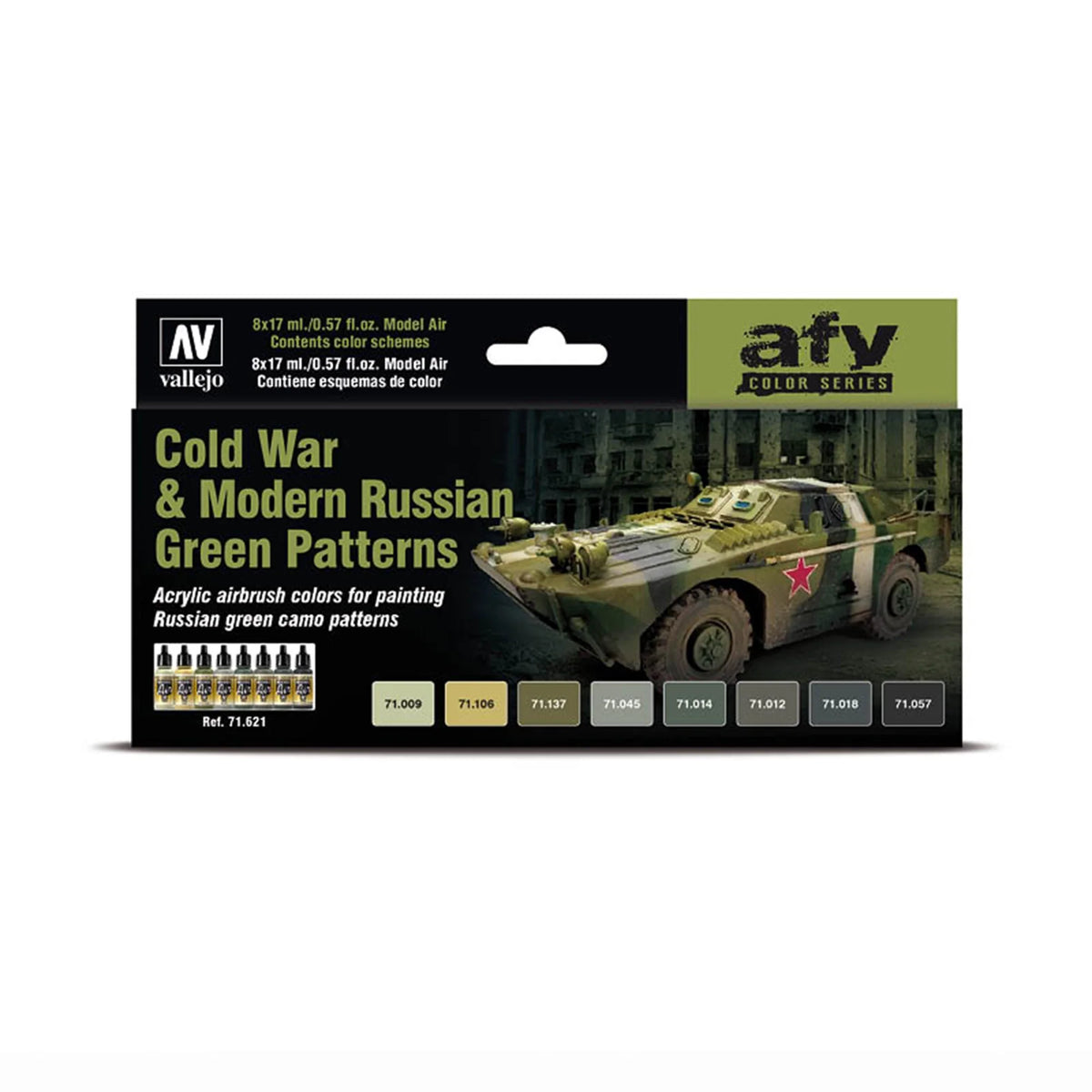 Vallejo 71.621 Model Air Acrylic Airbrush Paint Cold War Modern Russia ...