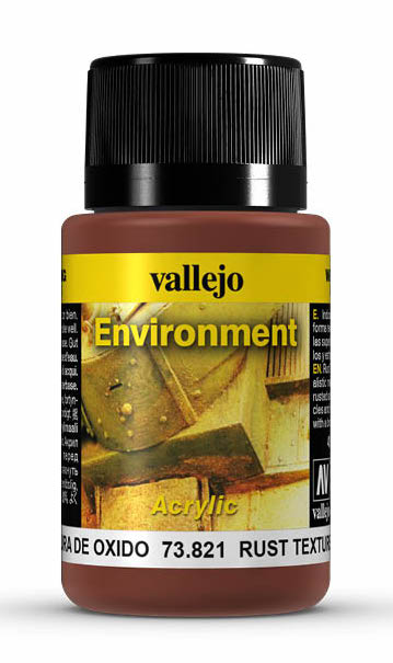 Vallejo 73.821 Rust Texture Weathering Effect 40ml Bottle — White Rose ...