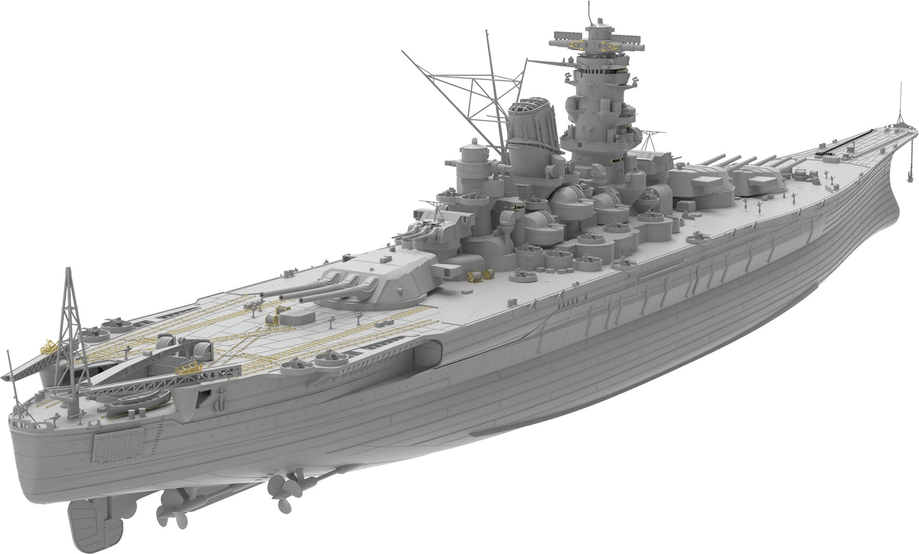 Very Fire 350903 1/350 IJN Battleship Musashi Battleship Model Ship Ki ...
