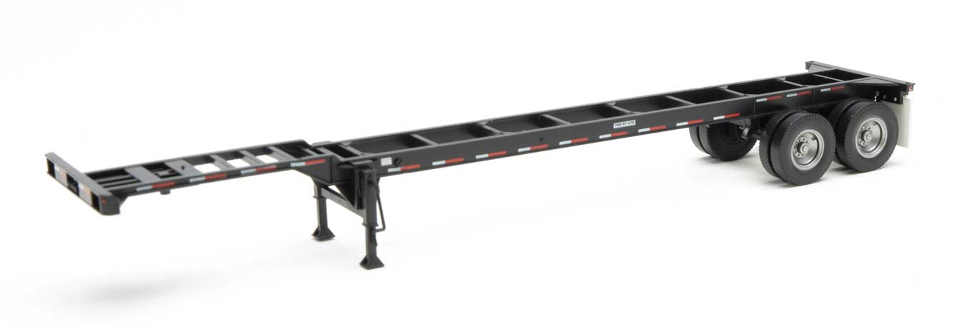 Walthers 949-4553 HO Scale 40' Container Chassis - Black 2 Pack — White ...