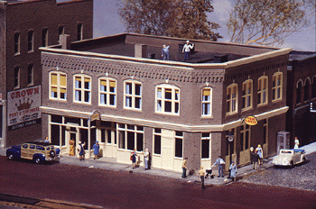 Walthers Cornerstone 933-3064 HO Scale Merchants Row III Kit — White ...