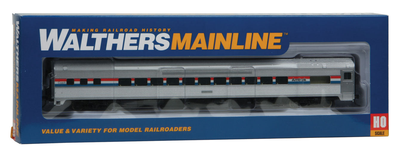 Walthers Mainline 910-30201 HO Scale 85' Budd Small Window Coach Amtra ...