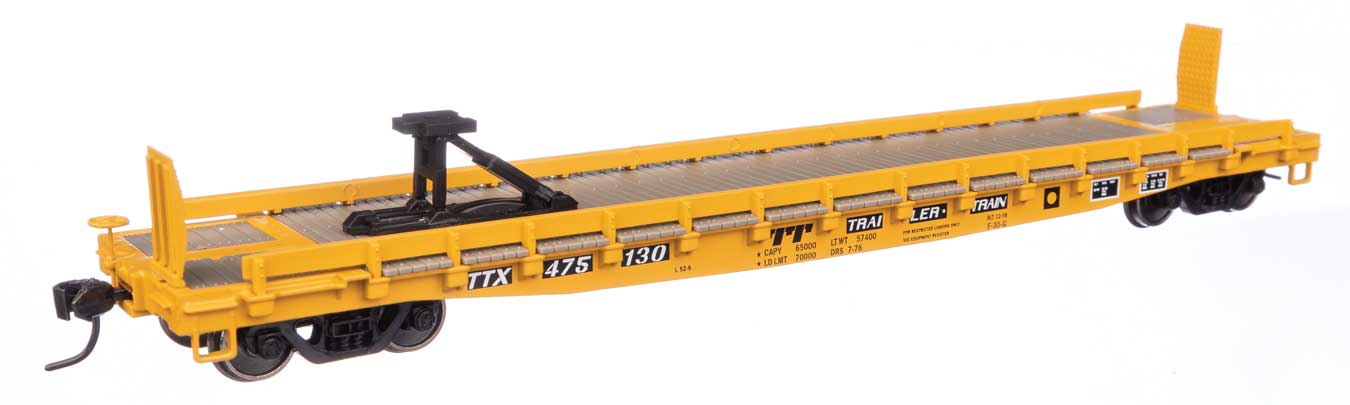 Walthers Mainline 910-50516 HO Scale 53' GSC Flatcar Trailer Train TTX — White Rose Hobbies