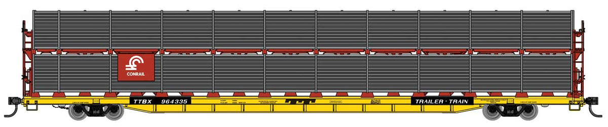 Walthers Mainline 910-8109 HO Scale 89' Bi-Level Shielded Auto Rack Co ...