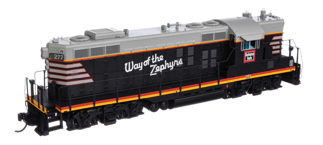 Walthers Proto 920-42714 HO Scale EMD GP9 Ph II Burlington CB&Q 277 DC — White Rose Hobbies