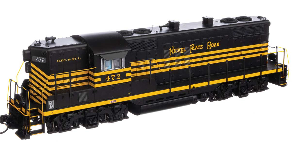 Walthers Proto 920-42717 HO Scale EMD GP9 Ph II Nickel Plate Road NKP ...