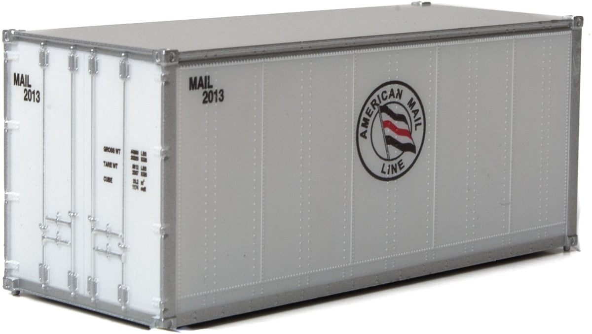 Walthers SceneMaster 949-8660 HO Scale 20' Smooth Container American M ...