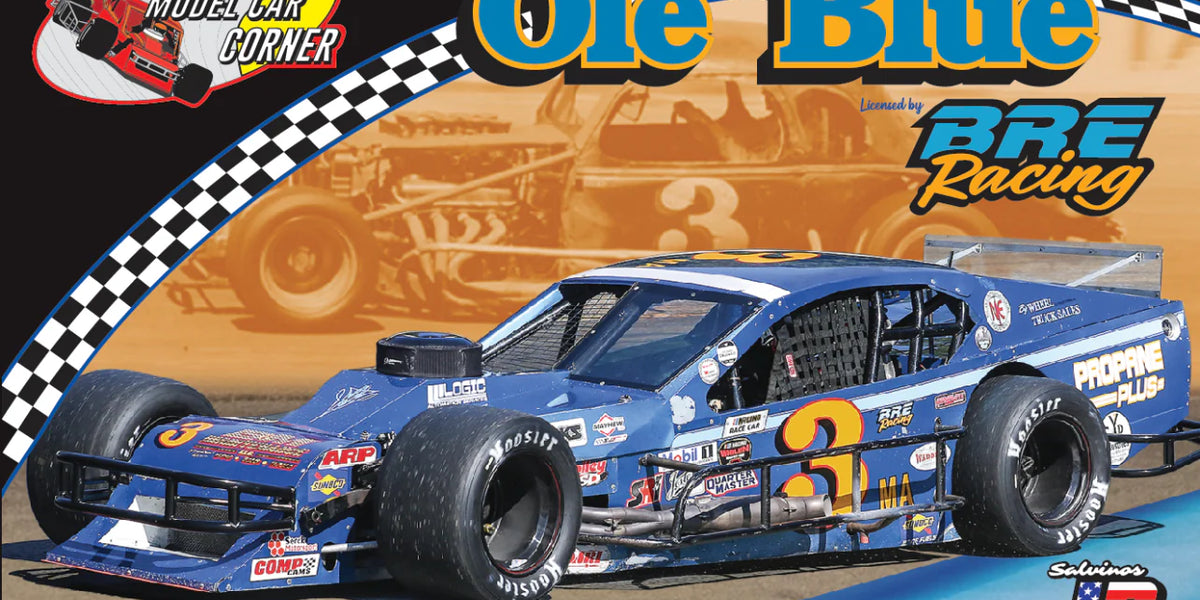 Wes's Model Car Corner 10003 1/25 Ole Blue Modified #3 Kit — White Rose ...