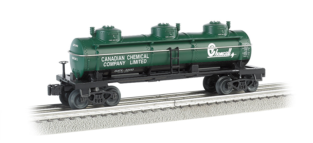 Williams by Bachmann 47118 O Gauge 3 Dome Tank Car Canada Chemical Com ...
