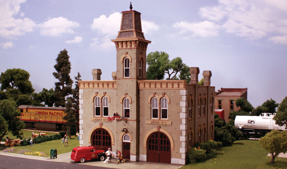 Woodland Scenics DPM Select 12400 HO Scale Fire Sation No. 3 [Building ...