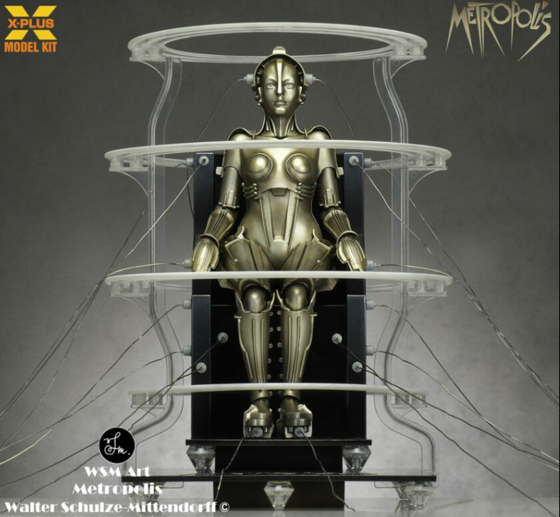 X-Plus Models 22576 1/8 Maria from Metropolis Seated Version Figure Ki ...