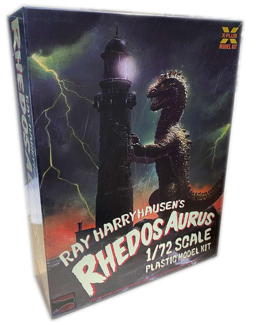 X-Plus Models 200261 1/72 Rhedosaurus by Ray Harryhausen Figure Kit ...