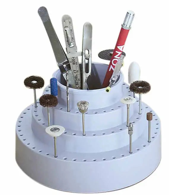 Zona 37-865 Rotating Bur Holder with Storage — White Rose Hobbies