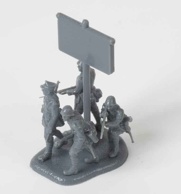 Zvezda 6163 1/72 WWII Romanian Infantry Figures Model Kit — White Rose ...