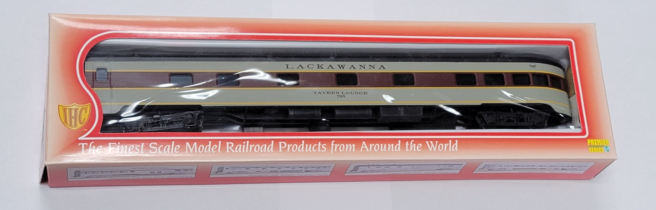 IHC 48143 HO Scale PS Smooth-Side Observation Lackawanna "Tavern Loung ...