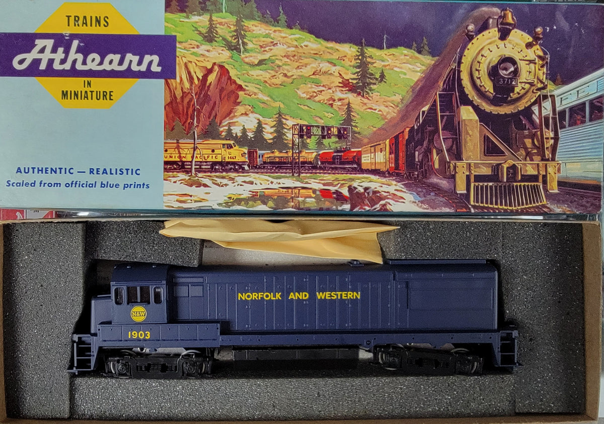 Athearn 3402 HO Scale GE U25B Diesel (Blue Box Kit) Norfolk & Western ...