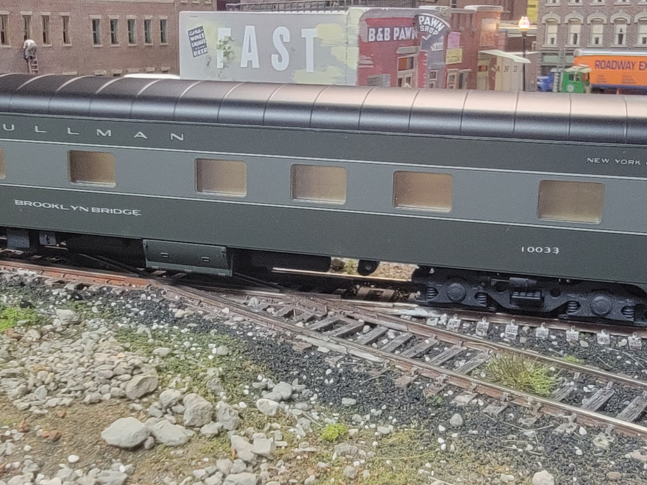 Walthers 932-9311 HO Scale Pullman 4-4-2 Sleeper 2-Tone Gray NYC Brook — White Rose Hobbies