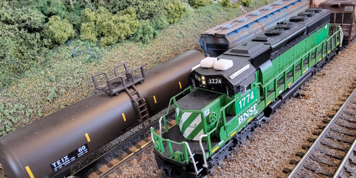 Kato N Scale EMD SD40-2 Mid Ex BN BNSF 1774 - Detailed Custom Painted — White Rose Hobbies