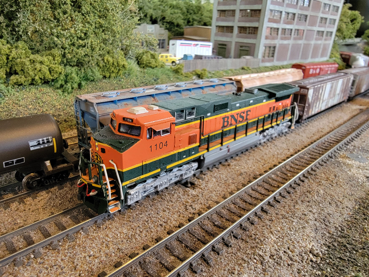 Kato N Scale GE C44-9W Dash-9 "Heritage I" BNSF 1104 - Detailed Custom — White Rose Hobbies