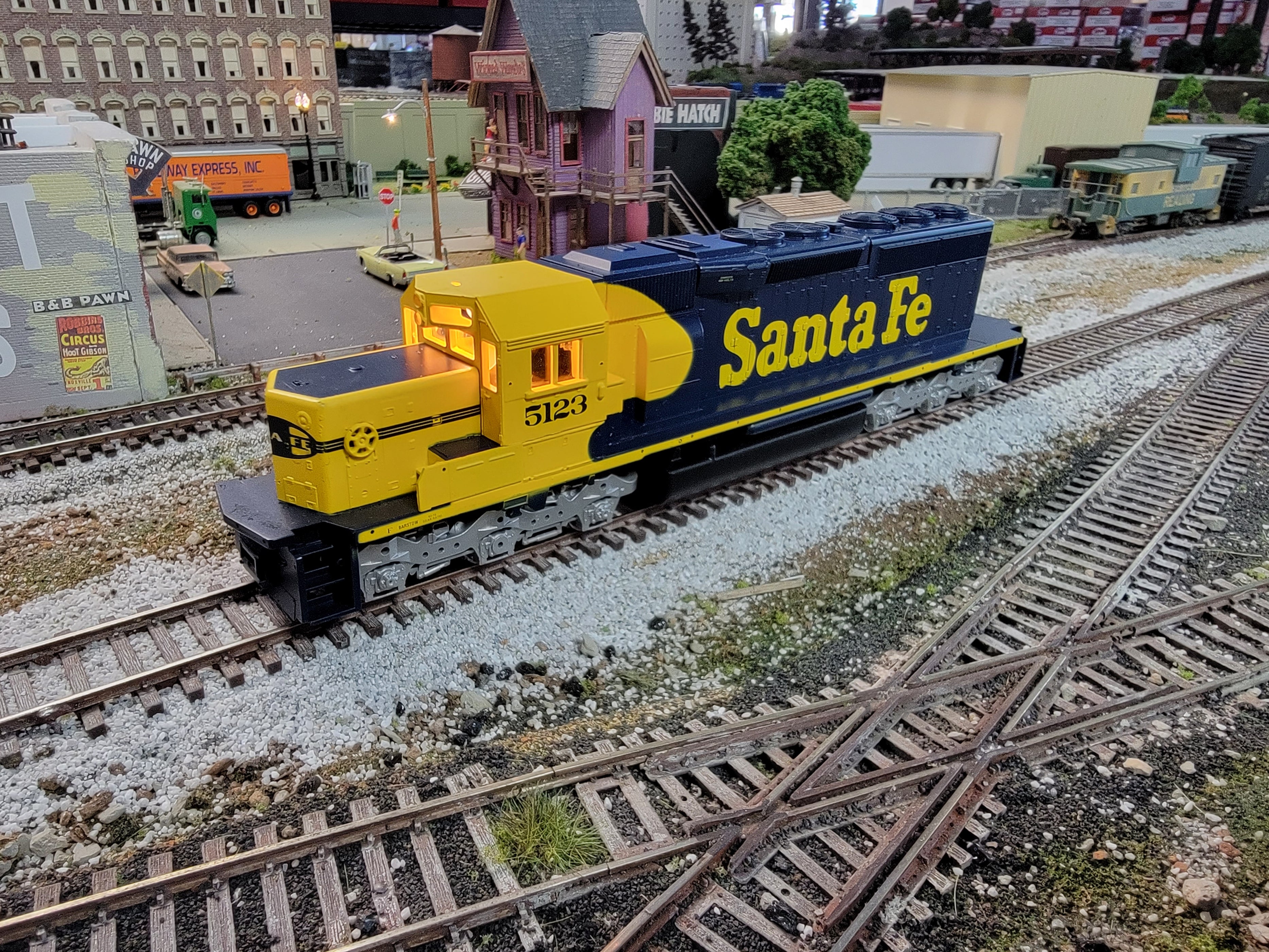 Athearn 4803 (Blue Box) HO Scale EMD SD40-2 Snoot Santa Fe ATSF 5123 ...