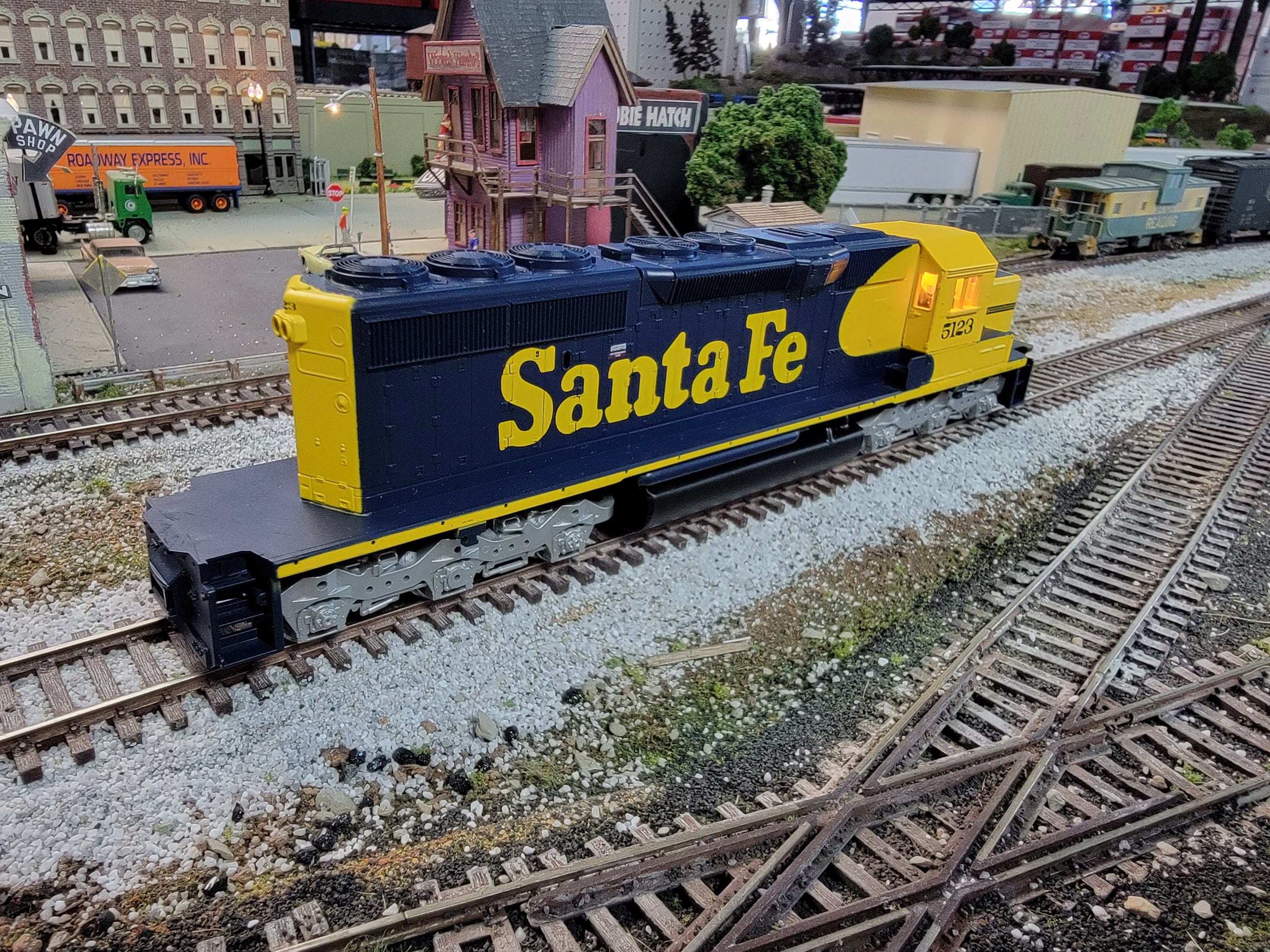 Athearn 4803 (Blue Box) HO Scale EMD SD40-2 Snoot Santa Fe ATSF 5123 ...