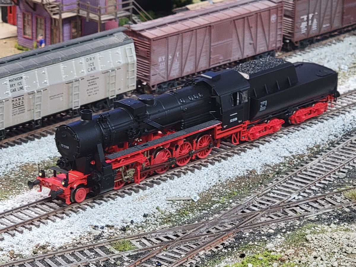 Roco 62282 HO Scale 2-10-0 BR 52 Steam Locomotive DB 52 2158 with DCC ...