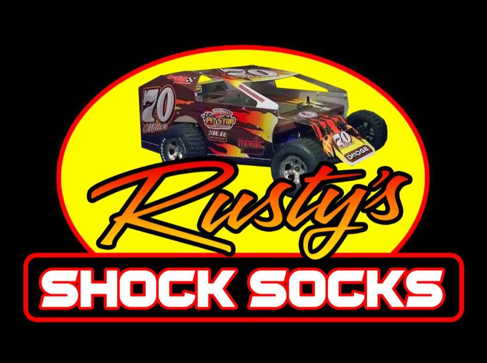 Rusty's Shock Socks Neon Green Four Pack — White Rose Hobbies
