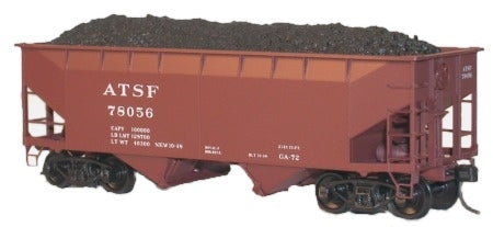 Accurail 351 HO Scale Coal Loads for 2 Bay Twin Open Hoppers 48 Pack ...