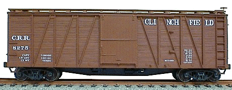 Accurail 43151 HO Scale 40' Outside Braced Boxcar Kit Clinchfield CRR ...