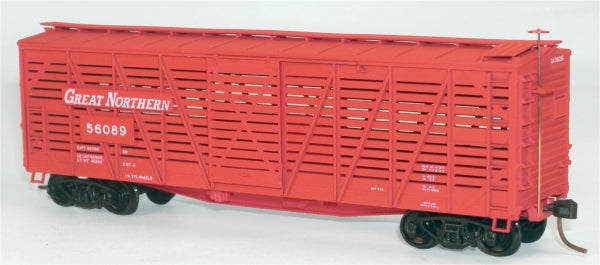 Accurail 8017 HO Scale 40' Wood Stock Car Kit 3 Pack Great Northern GN ...