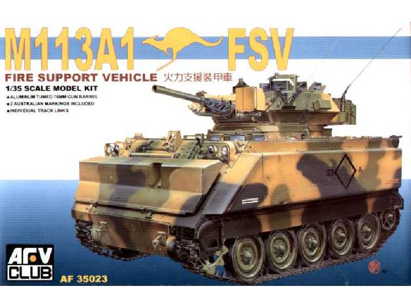AFV Club 35023 1/35 M113A1 Fire Support Vehicle — White Rose Hobbies